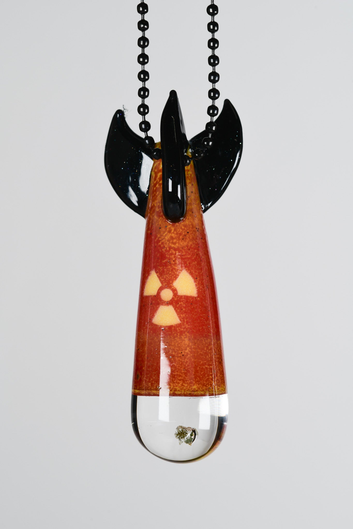 Tony Kazy - Nuke Bomb Pendant - 1 – Baked Turkey Heady Glass