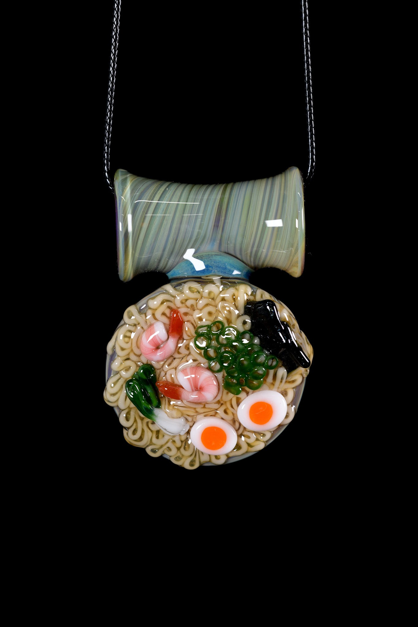 Dojo - Seaweed Ramen Pendant – Baked Turkey Heady Glass