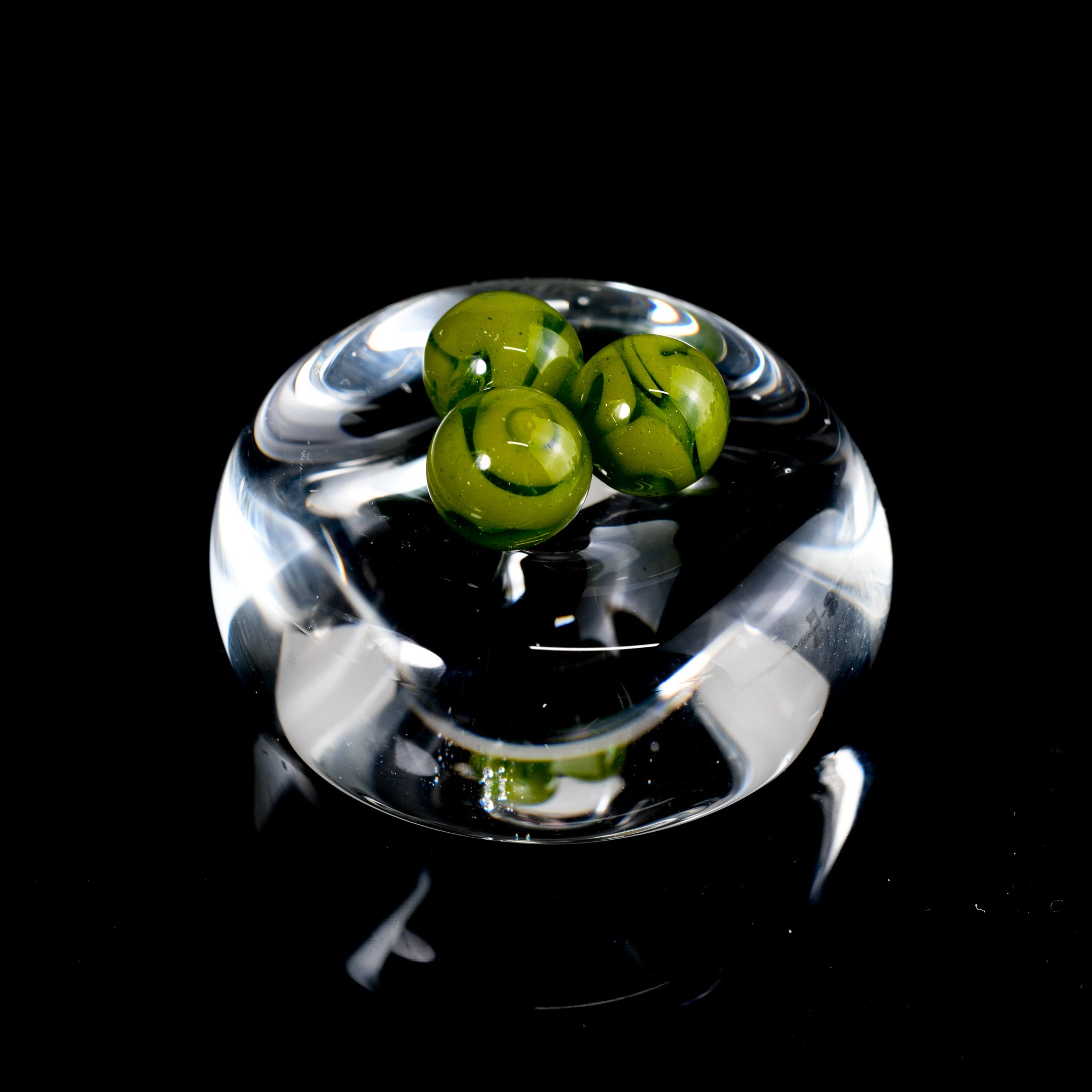 Algae Glass - Terp Pearl - Green – Baked Turkey Heady Glass