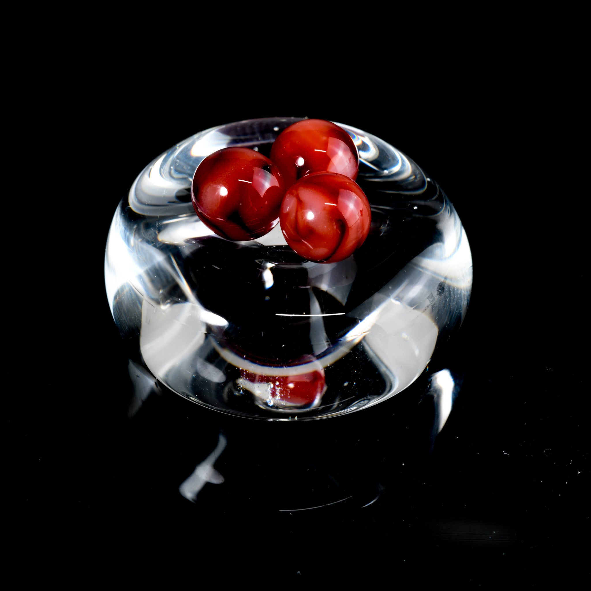Algae Glass - Terp Pearl - Red – Baked Turkey Heady Glass