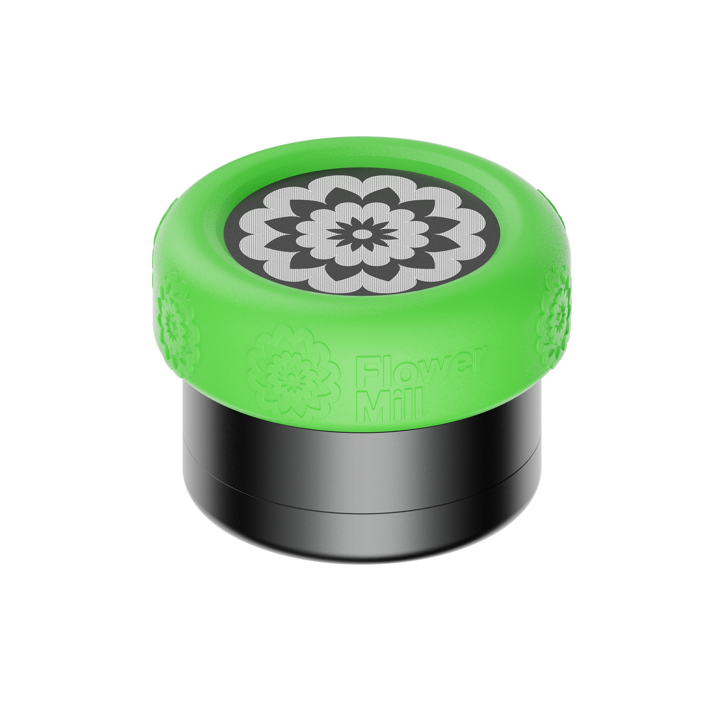 Flower Mill - 2.0" Silicone Mill Grip – Baked Turkey Heady Glass