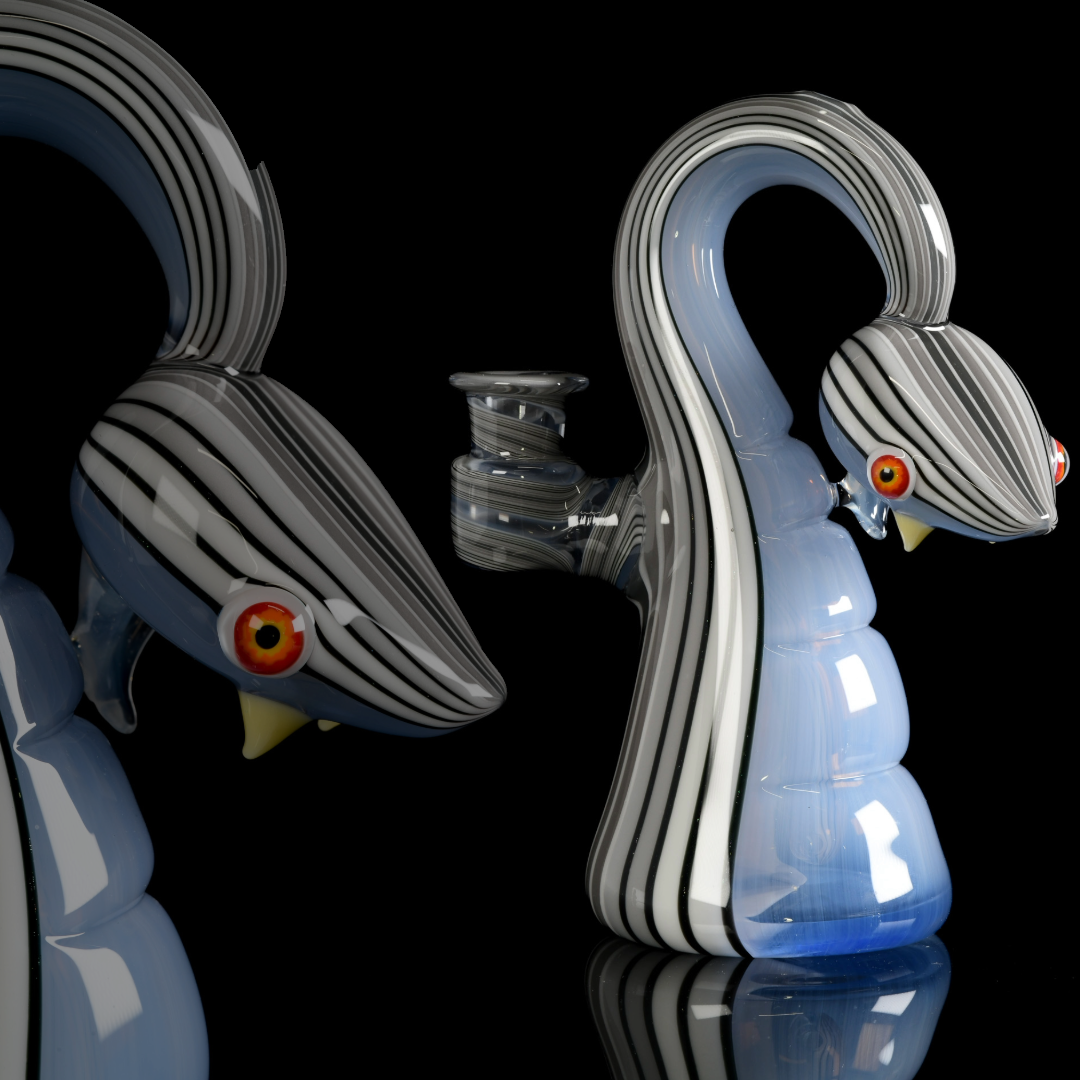 Niko Cray - Nano Snake Full Uv – Baked Turkey Heady Glass