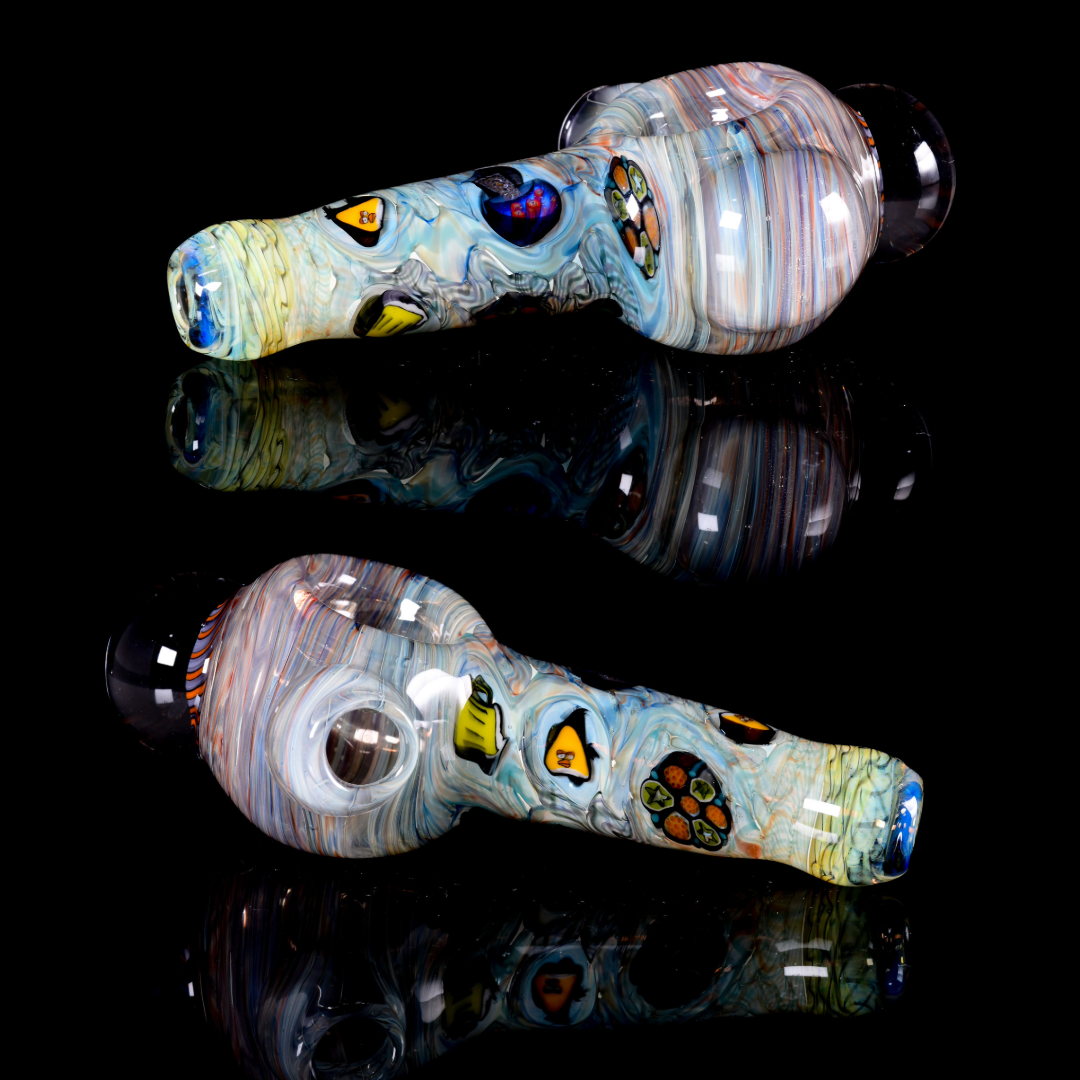 Jerry Kelly - Millie & Fume Spoon Pipe - 2 – Baked Turkey Heady Glass
