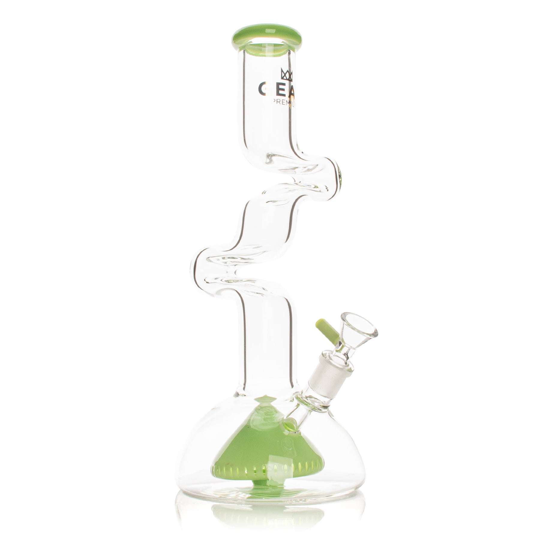 Gear Premium - 12" Zorro Beaker w/ Cone Perc – Baked Turkey Heady Glass
